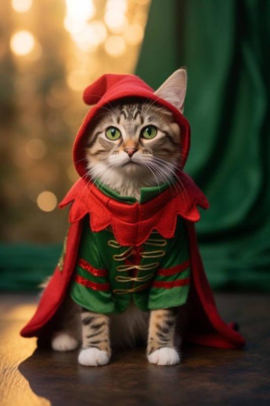 Unleashing Holiday Cheer: The Purrfect Cat Christmas Outfit