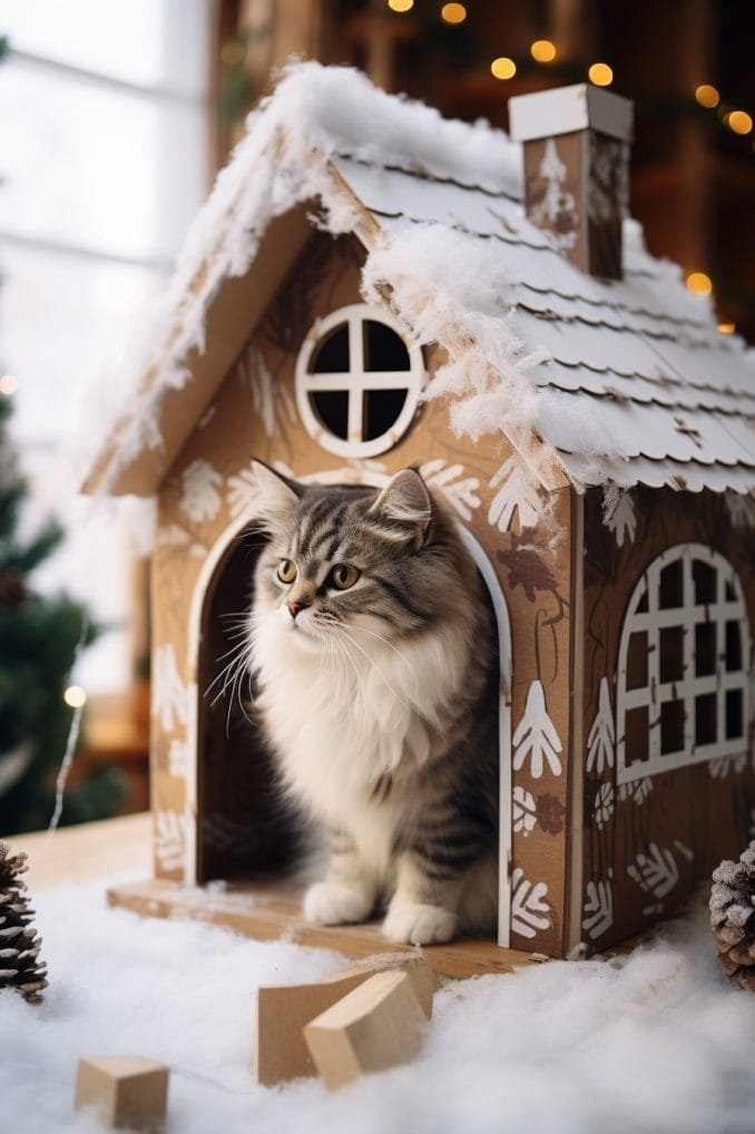 Crafting Cozy Havens: DIY Cat Houses for Winter