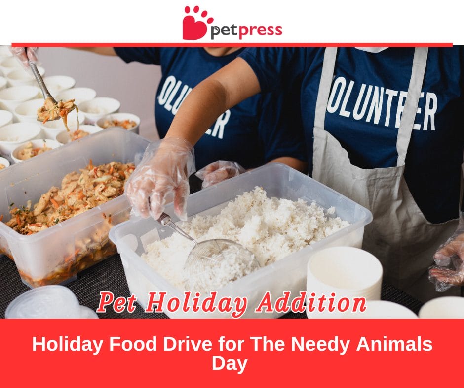 Holiday Food Drive for The Needy Animals Day - PetPress
